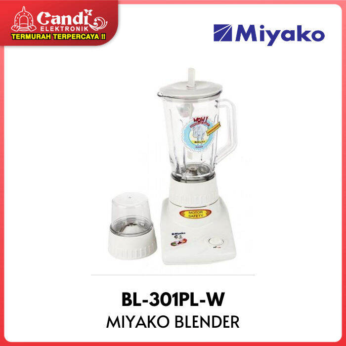 MIYAKO Blender Plastik Kapasitas 1 Liter BL-301PL-W | Lazada Indonesia
