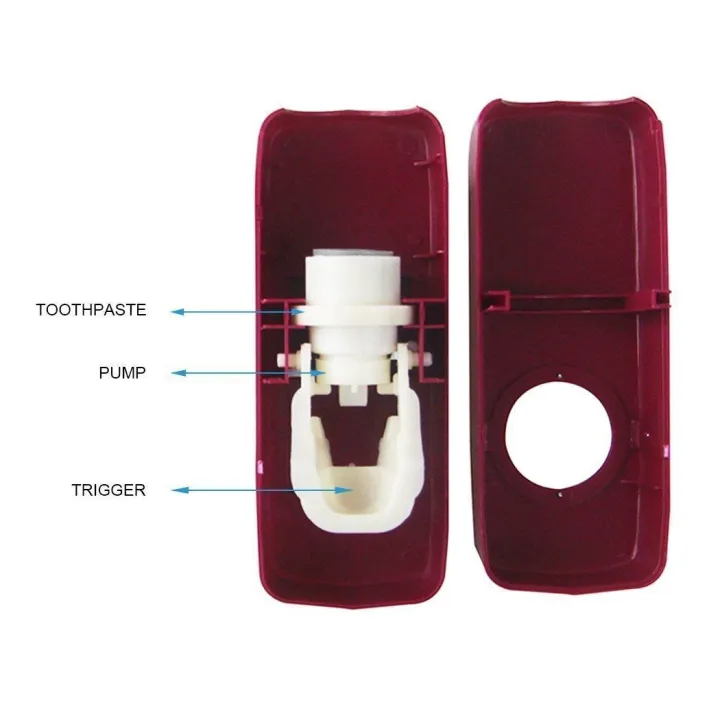 Touch me Hands Free Toothpaste Dispenser Automatic Toothpaste Squeezer ...