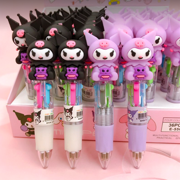 KUROMI 4in1 MINI CUTE BALL POINT PEN | Lazada PH