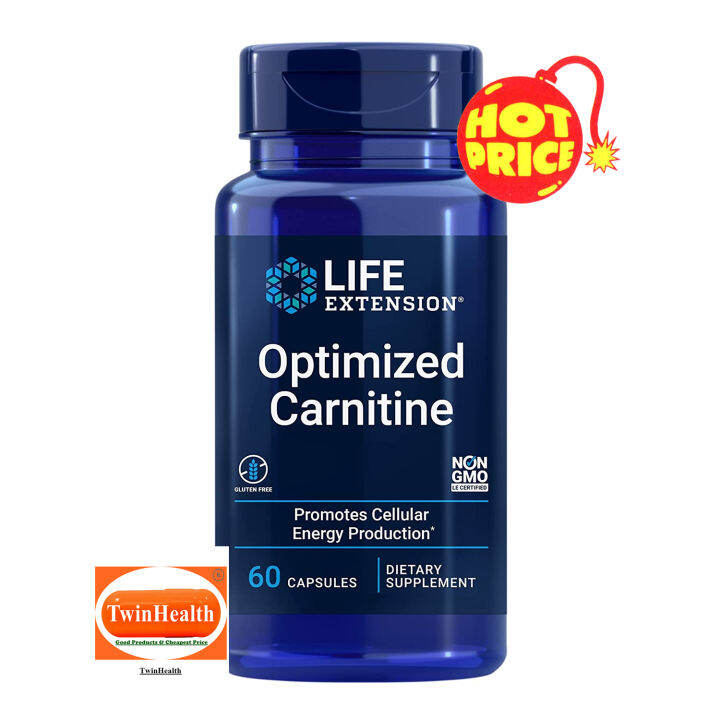 Life Extension Optimized Carnitine (Special Form) / 60 Vegetarian ...