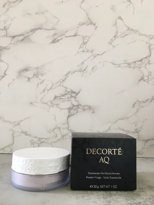 Japan DECORT AQ Refreshing Powder Loose Powder New White Sandalwood 30g Setting Moisturizing ...