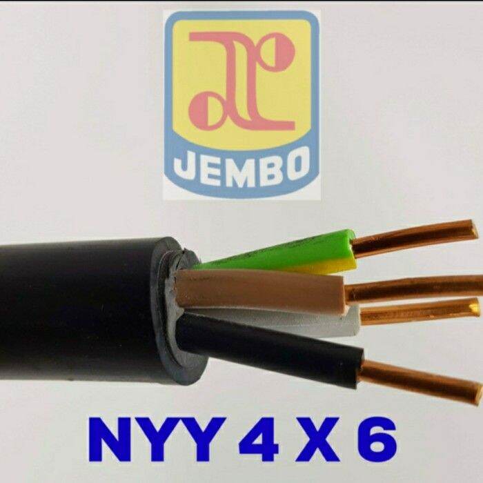 Kabel Jembo NYY 4x6mm Meteran/Potongan | Lazada Indonesia