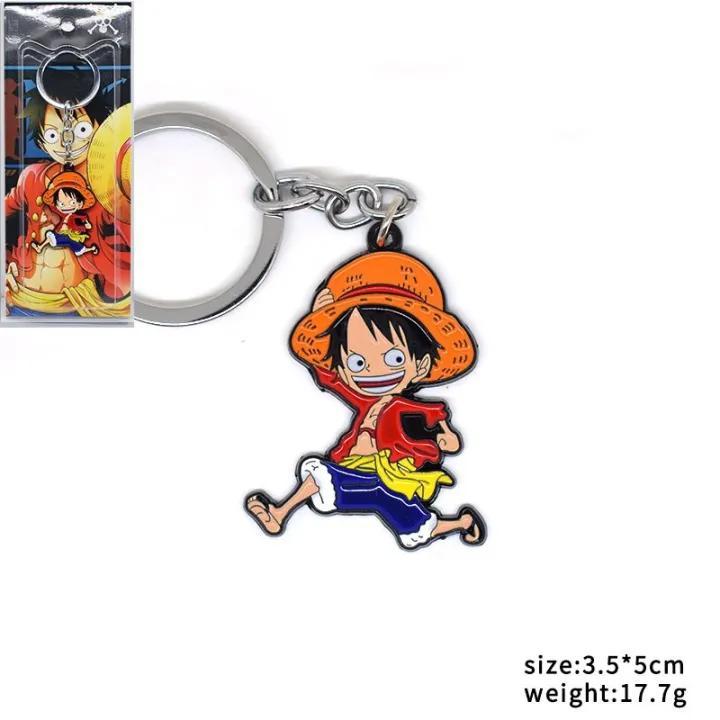 One piece Wanted Luffy Zoro Chapper key chain One Piece Keychain ...