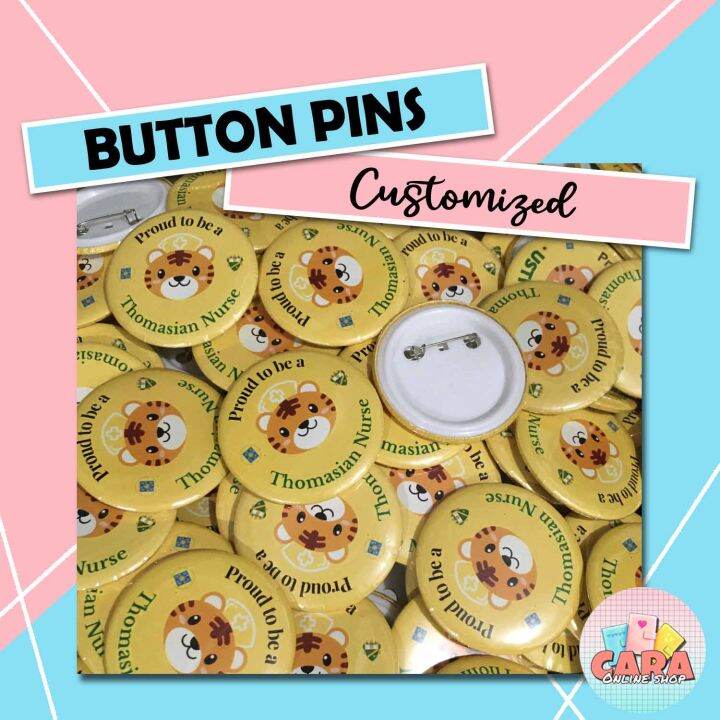 Customized Button Pins 2.25 Standard Size / Giveaways / Souvenirs | Lazada PH
