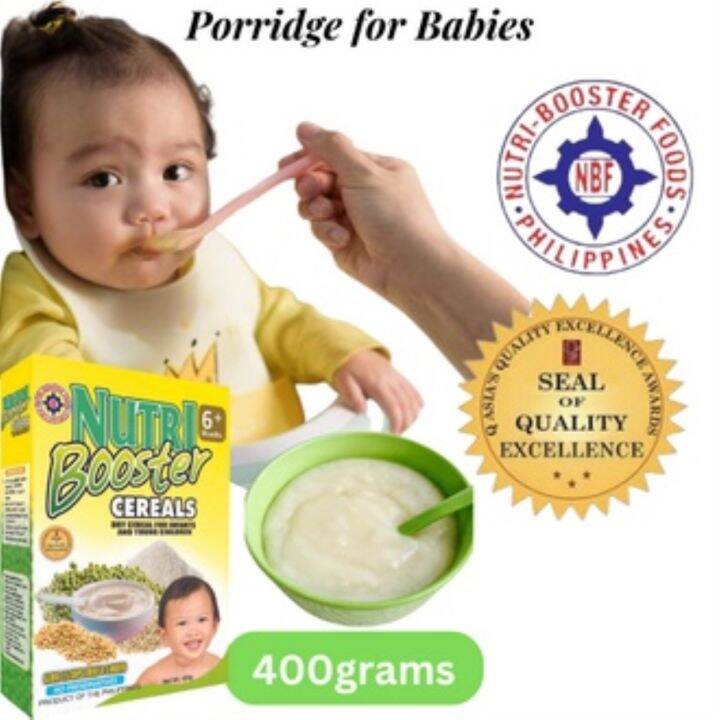 NUTRI BOOSTER CEREAL 400grams THE BEST BABY FOOD AND TODDLER CEREAL ...