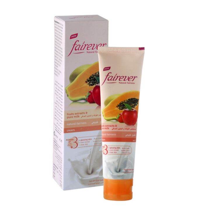 Fairever Natural Fairness Cream - Fruit Extract & Pure Milk 50g | Lazada