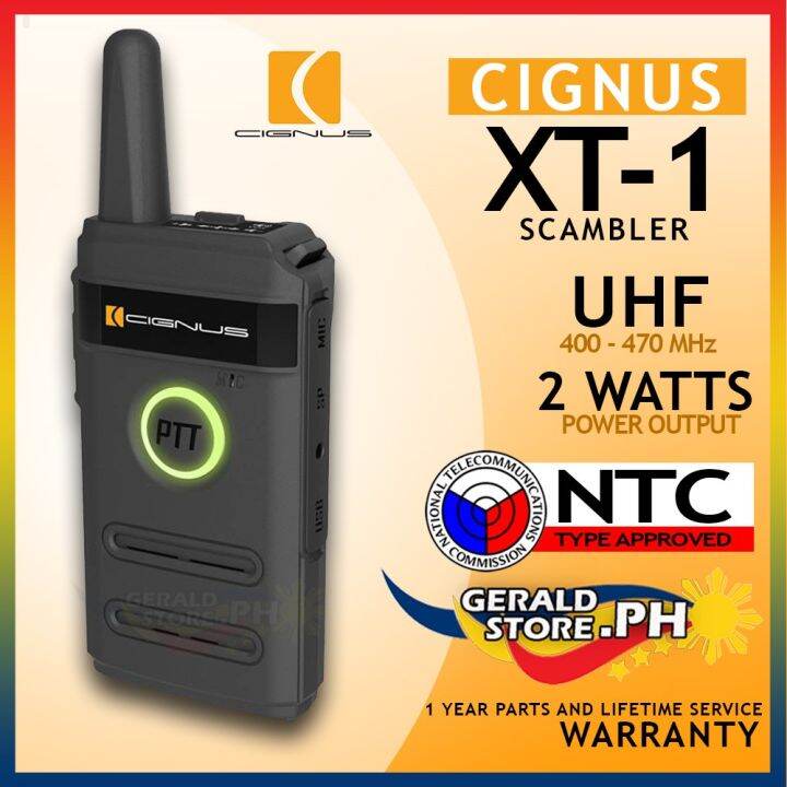 Cignus XT1 UHF Mini Two Way Radio | Lazada PH