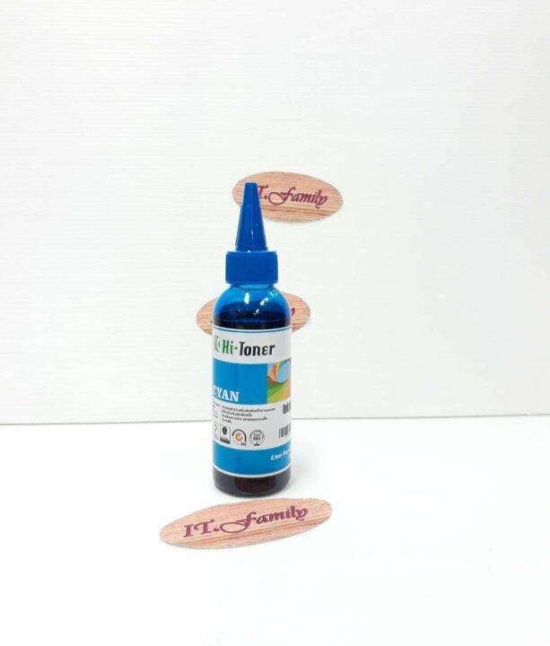 หมึกเติมสำหรับเครื่องพิมพ์ EPSON ทุกรุ่น ที่ติดแท็งก์ สีน้ำเงิน 1 ขวด ...