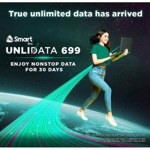 Smart Bro ROCKET SIM - Free 30 Days Unli Data Sim (Unlimited No Data Capping) | Lazada PH