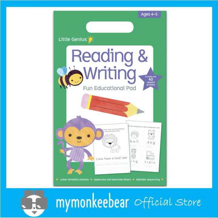 Little Genius Reading & Writing for Preschool Children to Learn Letters ...