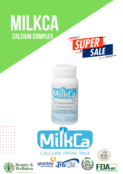 I Fern MILKCA Milk Calcium Complex 60 Capsules ifern product | Lazada PH