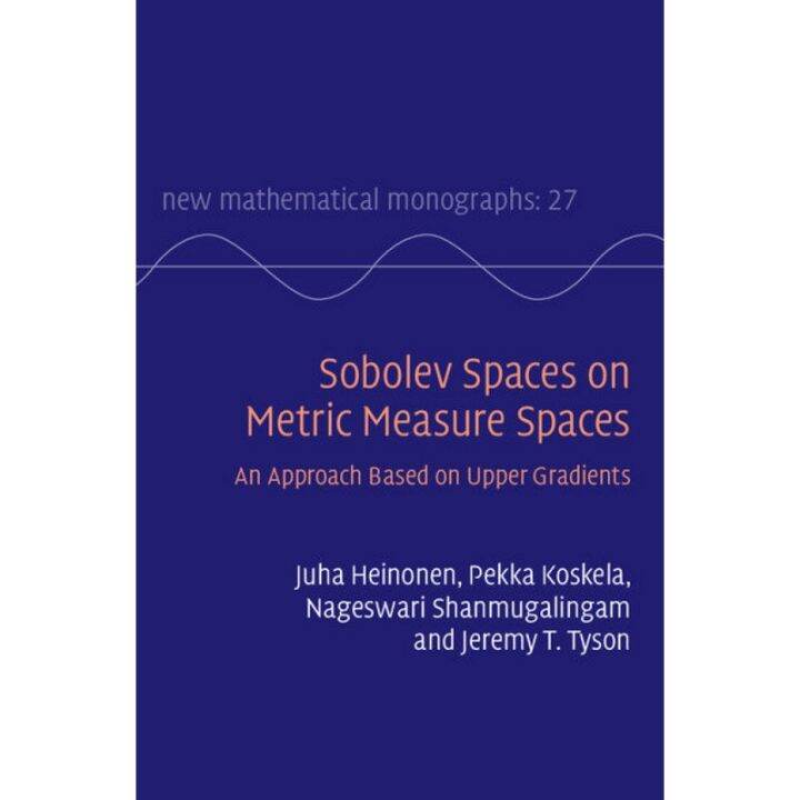 Sobolev Spaces On Metric Measure Spaces Heinonen J Koske Lazada