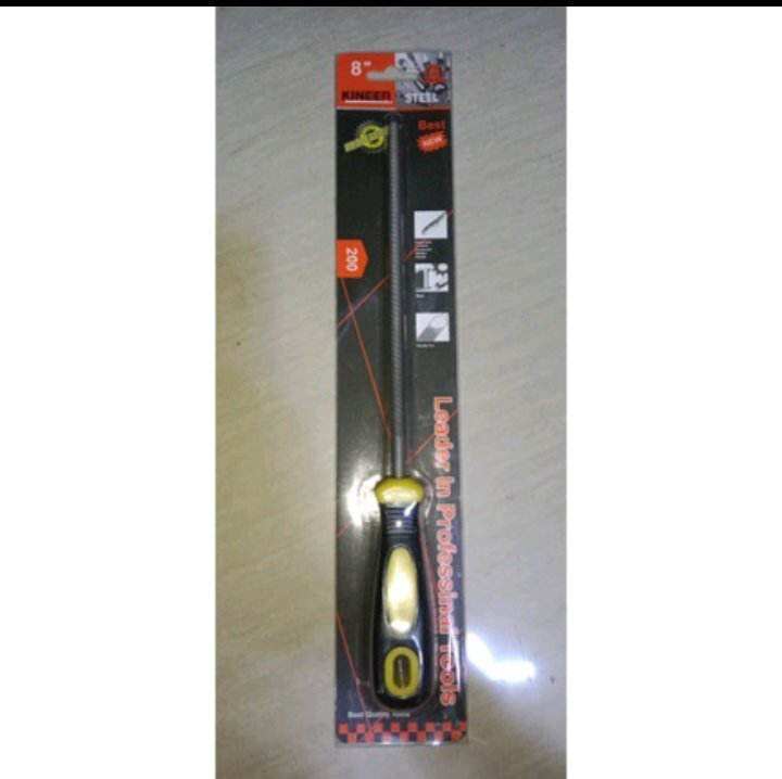 Steel files Triangle/Flat/Semi-Circle 8'' | Lazada PH