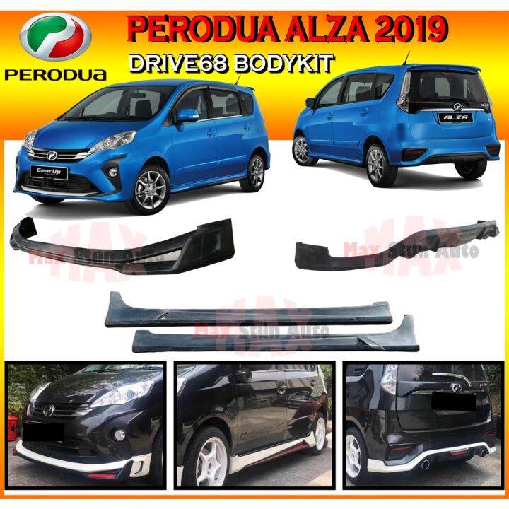 PERODUA ALZA FACELIFT 2019-2021 DRIVE 68 STYLE BODYKIT (D68) SKIRT LIP ...