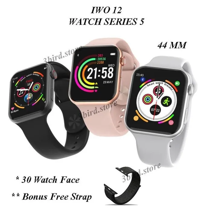 NEW Smartwatch IWO 12 Series 5 40 mm & 44 MM | Lazada Indonesia