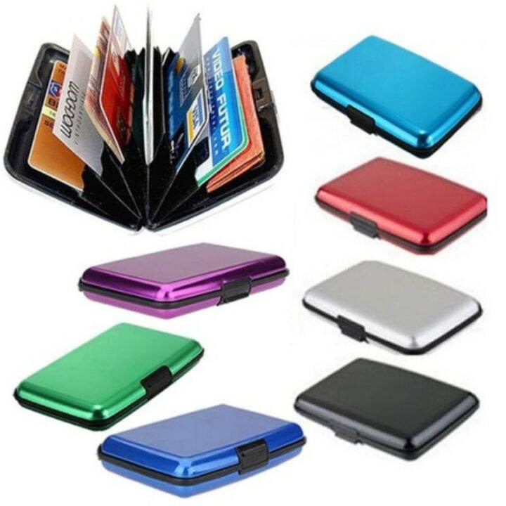 ATM Card Holder Wallet ID Credit Card Case Business Aluminum Cardholder ...