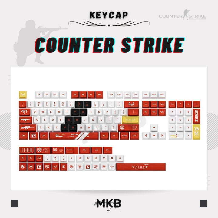 [READY STOCK] Counter Strike CS GO Bloodsport PBT XDA Profile Keycap ...