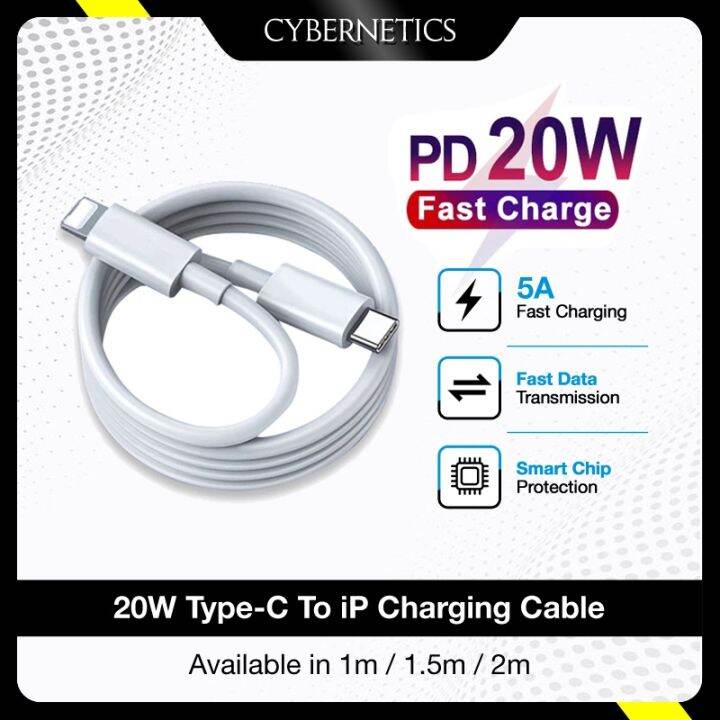 20W PD USB C Cable Fast Charging USB C Cable Data USB Type C Light ...
