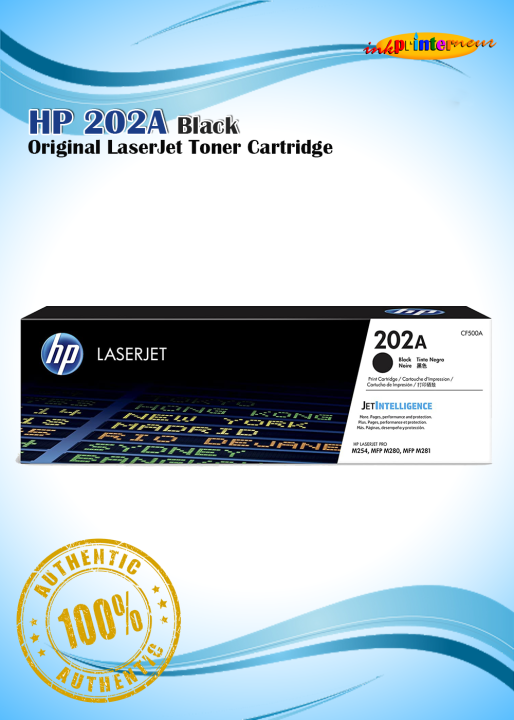 HP 202A (CF500A) Black toner Cartridge | Lazada PH