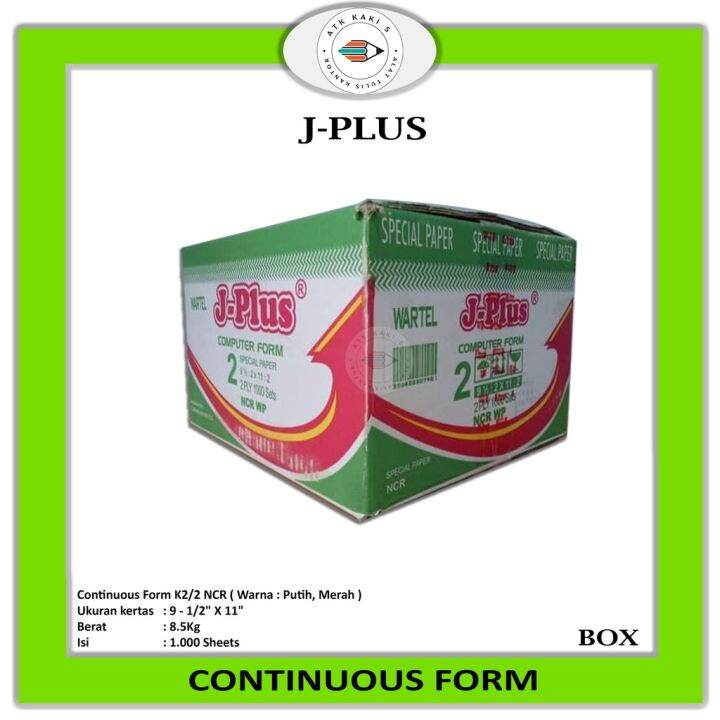[ BOX ] Continous Form 91/2 x 11 2 Ply/2 ( K2/2 Jplus ) NCR / Kertas Komputer | Lazada Indonesia