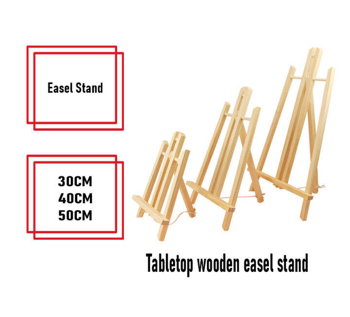 Tabletop wooden artist canvas stand easel stand | Lazada PH