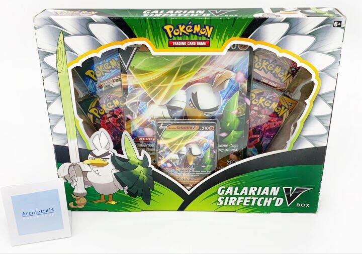 Pokémon TCG: Galarian Sirfetch'd V Box | Lazada PH