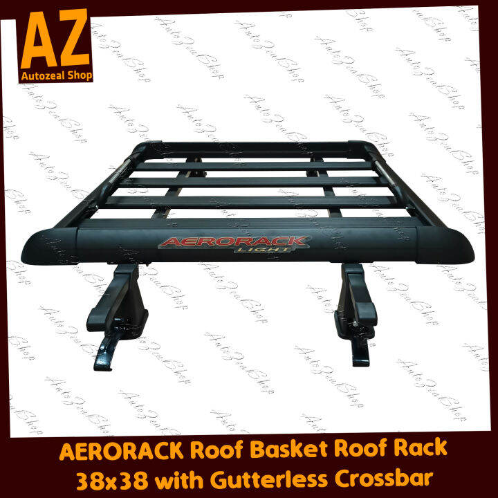 AERORACK Roof Basket Roof Rack 38x38 with Gutterless Crossbar | Lazada PH