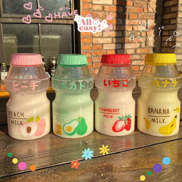 BOTOL MINUM YAKULT KOREA 480ML BOTOL AIR MINUM VIRAL UNIK MODEL YAKULT ...