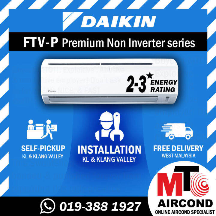 [MTO] DAIKIN NON INVERTER AIRCOND 1HP 1.5HP 2HP 2.5HP 3HP AIR COND | Lazada