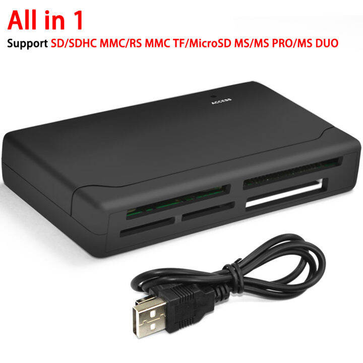 All in One Memory Card Reader USB2.0 USB SD Card Reader External SD ...