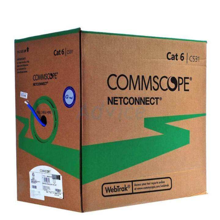 Hotdeal Commscope CS31 Cat6 U/UTP 23 AWG Data Cable - Box ( 305 meter ...