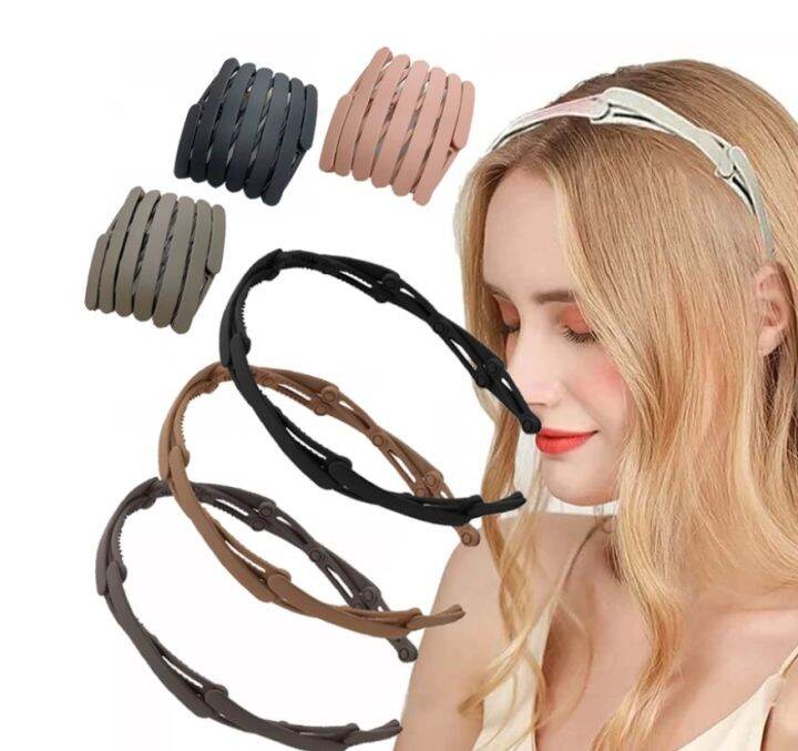 Aksesoris Perhiasan Wanita Bando Lipat Korea Fashion Bandana Cewek ...