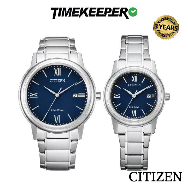 Citizen Eco-Drive Couple Watch AW1670-82L/ FE1220-89L | Lazada
