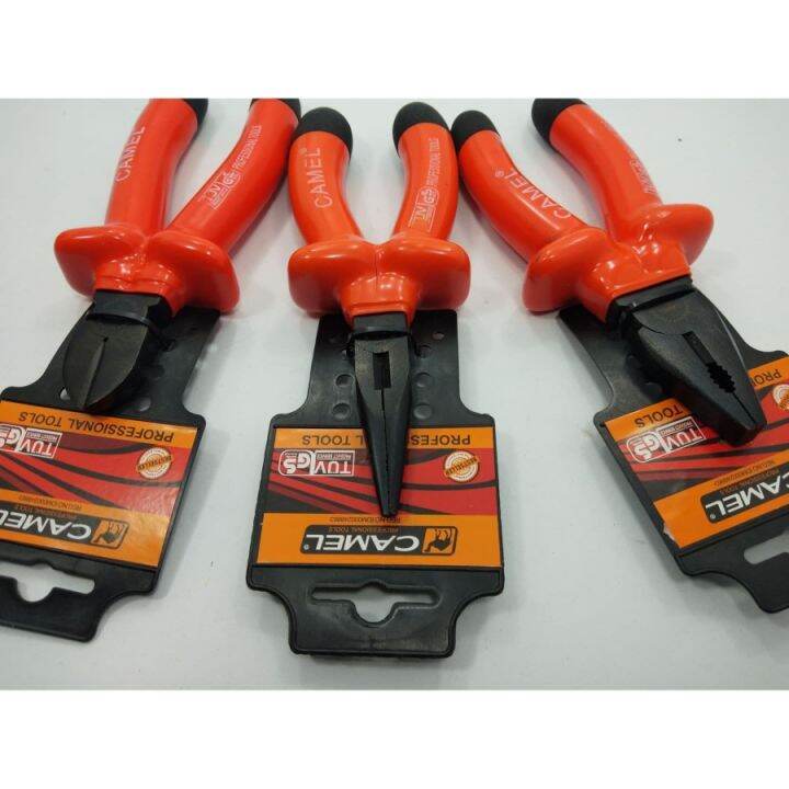 SA ~ tang listrik camel 6 Inci tang potong , tang lancip , tang ...