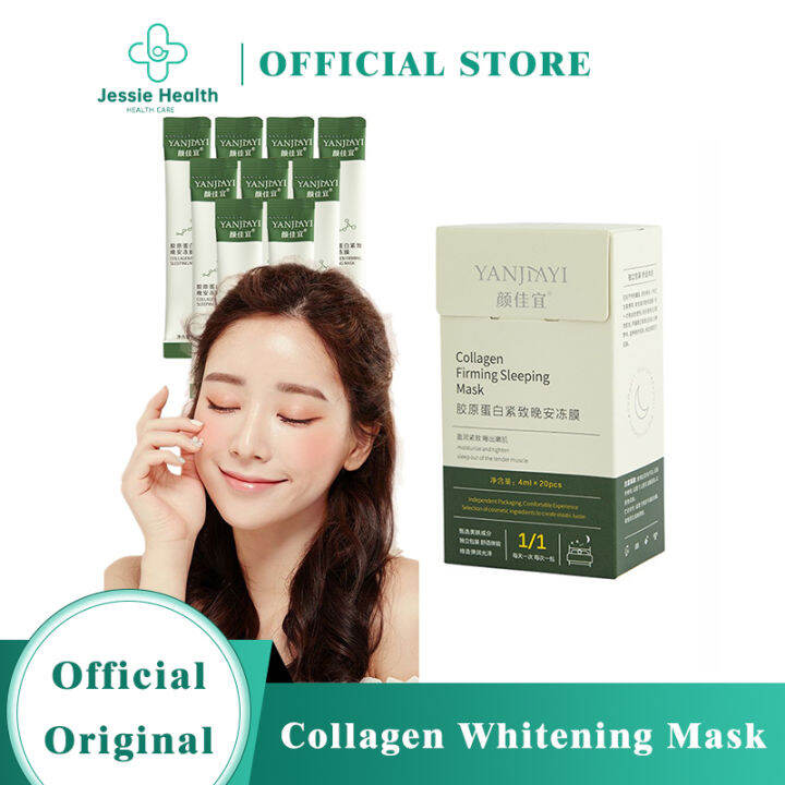 Jessie. COD Yan Jiayi Good Night Jelly Mask Whitening Mask Moisturizing ...