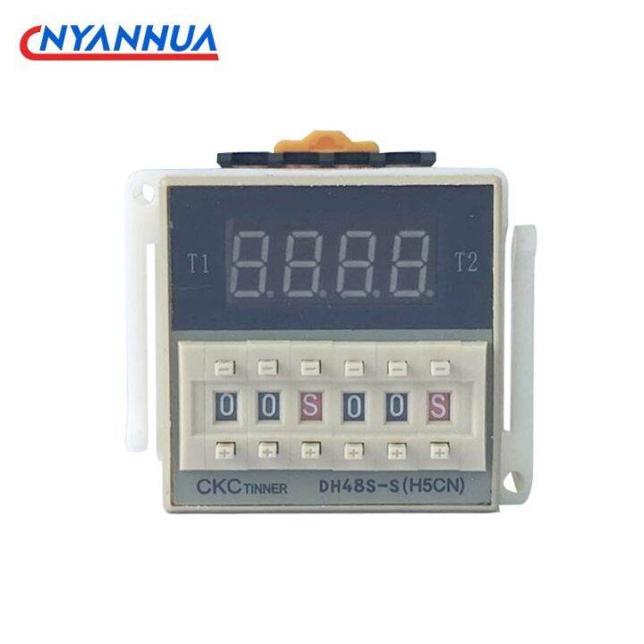 Digital LED Infinite Loop Delay Din Rail Time Relay DH48S S 1Z 2Z AC220V DC24C 380V Conversion ...