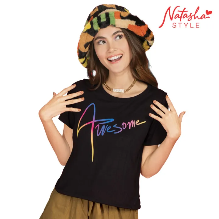 Natasha Ladies Shirt Freshie Semi-Crop NLW | Lazada PH