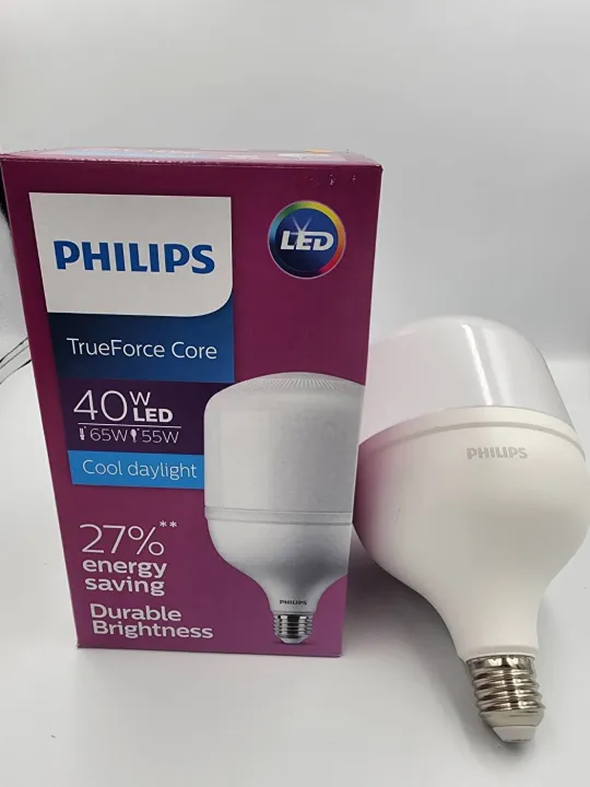 Philips หลอด LED Trueforce 40W แสงขาว ขั้ว E27 | Lazada.co.th
