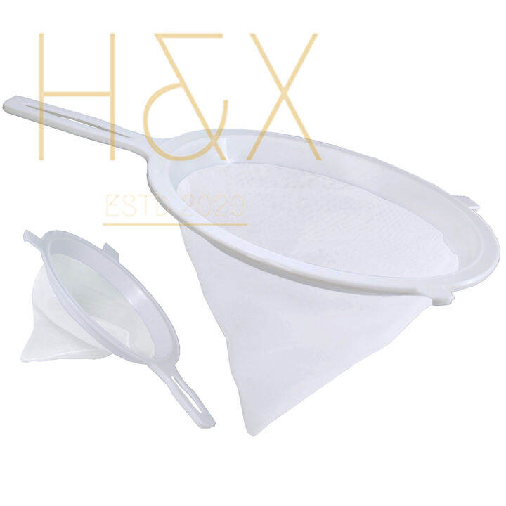 Reusable double layer Fine Nylon Mesh Strainer Soya-Bean Milk Filter ...