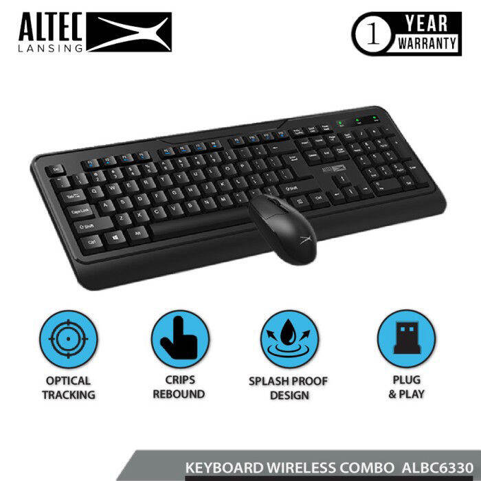 Keyboard + mouse Altec Lansing combo Wireless ALBC6330 | Lazada Indonesia