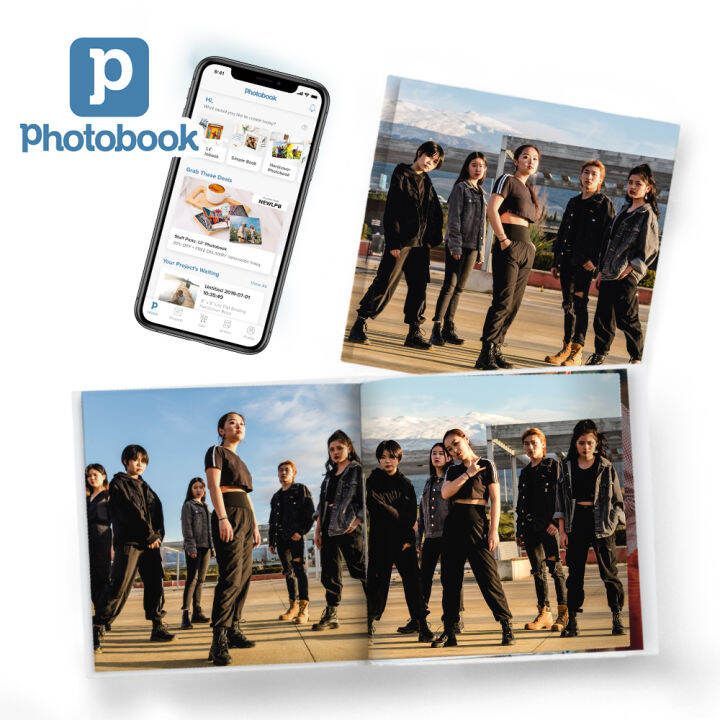 8" x 8" Small Square Hardcover Simple Book, 20 pages [Photobook App ...