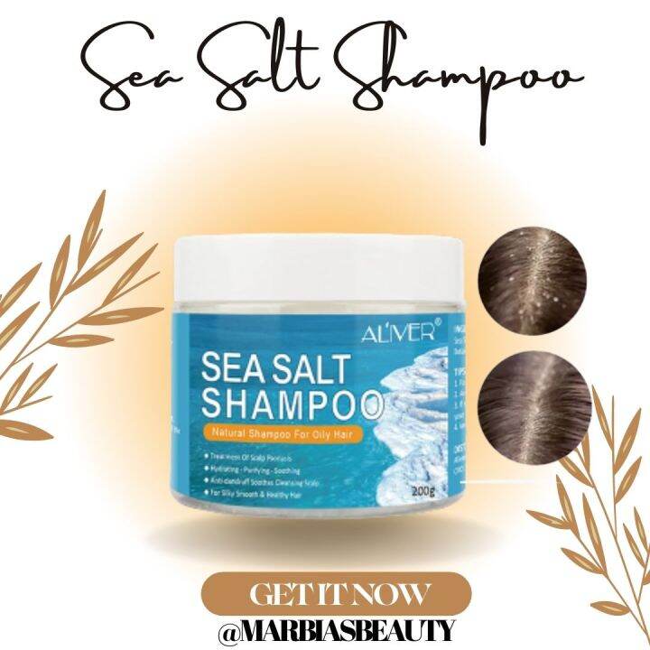 Authentic SEA SALT SHAMPOO Anti Dandruff Hair Treatment Shampoo For ...