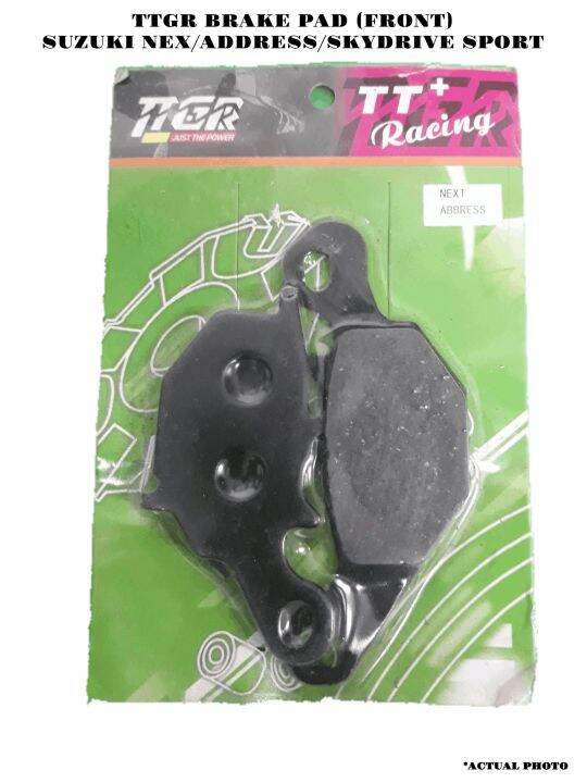TTGR BRAKE PAD FRONT MODEL: SUZUKI NEX/ ADDRESS/ SKYDRIVE SPORT | Lazada PH