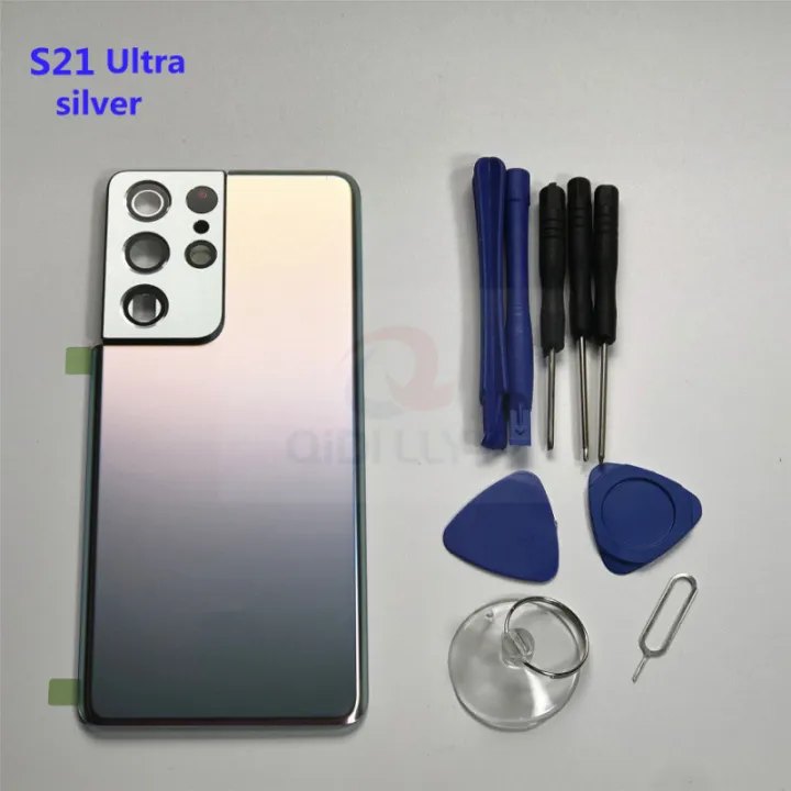 Replacement Rear Panel Battery Glass Back Door Cover For Samsung Galaxy ...