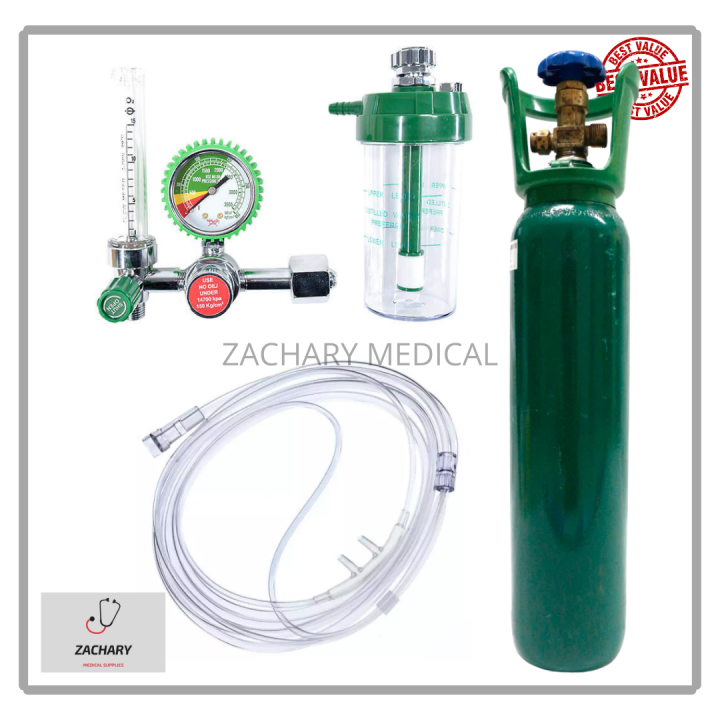 Oxygen Tank 15 pounds with Regualtor FREE Cannula | Lazada PH