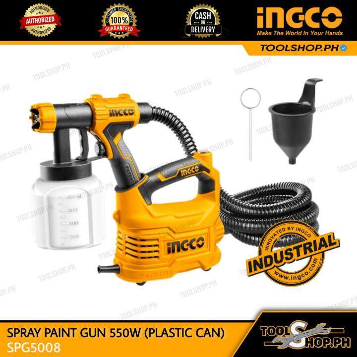 INGCO SPG5008 550W Floor Based Electric Spray Gun PLASTIC CAN IPT ...