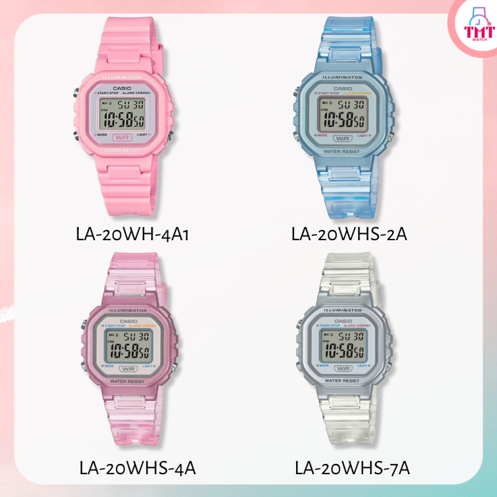 นาฬิกาข้อมือ Casio ดิจิตอลLA-20 Series รุ่น LA-20WH-4A1, LA-20WHS-2A, LA-20WHS-4A,LA-20WHS-7A ...