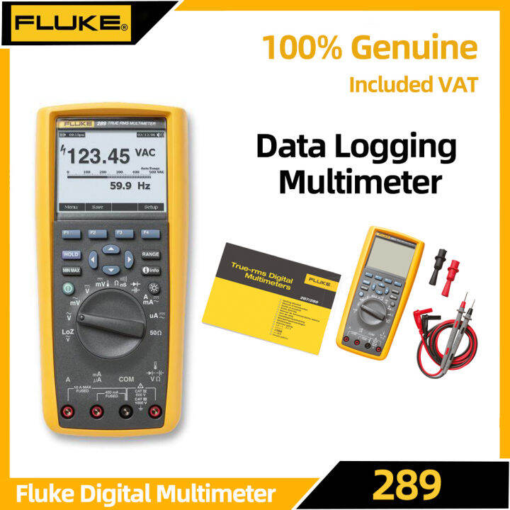 Fluke 289 True RMS Industrial Data Logging Multimeter with TrendCapture ...