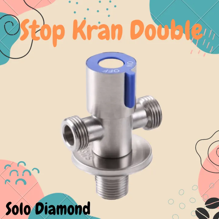 Stop Kran T StopKran Cabang Stainless / Kran Closet Wastafel Shower 304 / Kran Shower / Stop ...