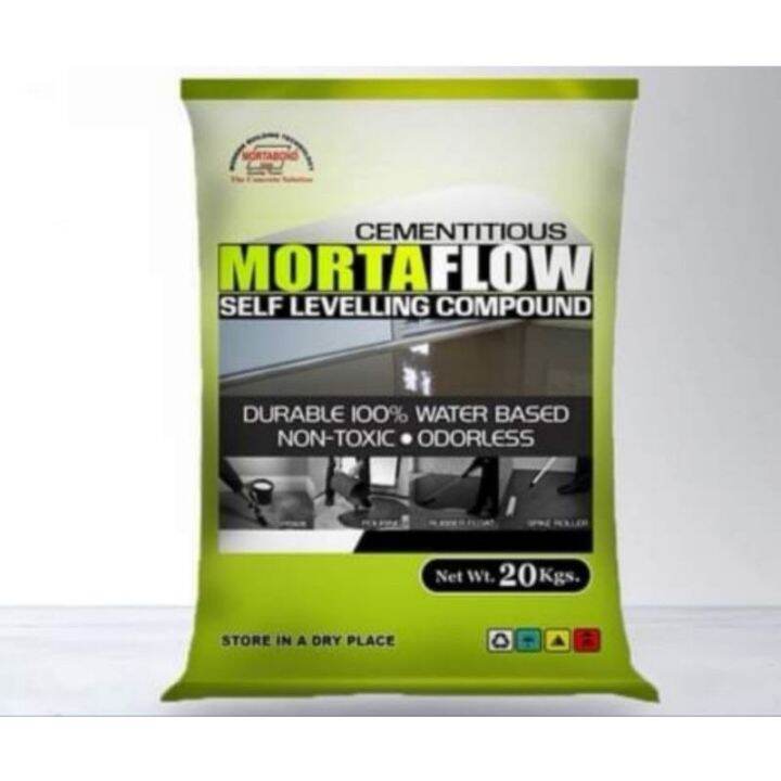 MORTAFLOW Cementitious Self-levelling Compound, waterbased, non-toxic ...